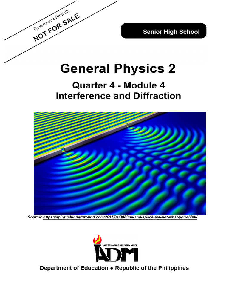 GenPhys2 12 Q4 M4 HuygenPrinciple Ver4 | PDF | Diffraction | Wavelength