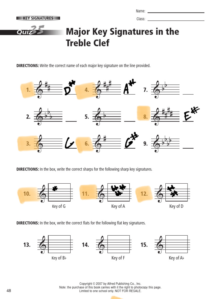 Key Signatures | PDF | Musical Compositions | Musicology
