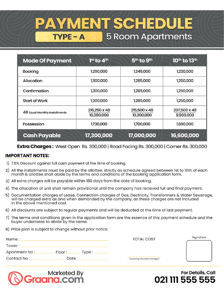 CR Payment Plan Updated | PDF