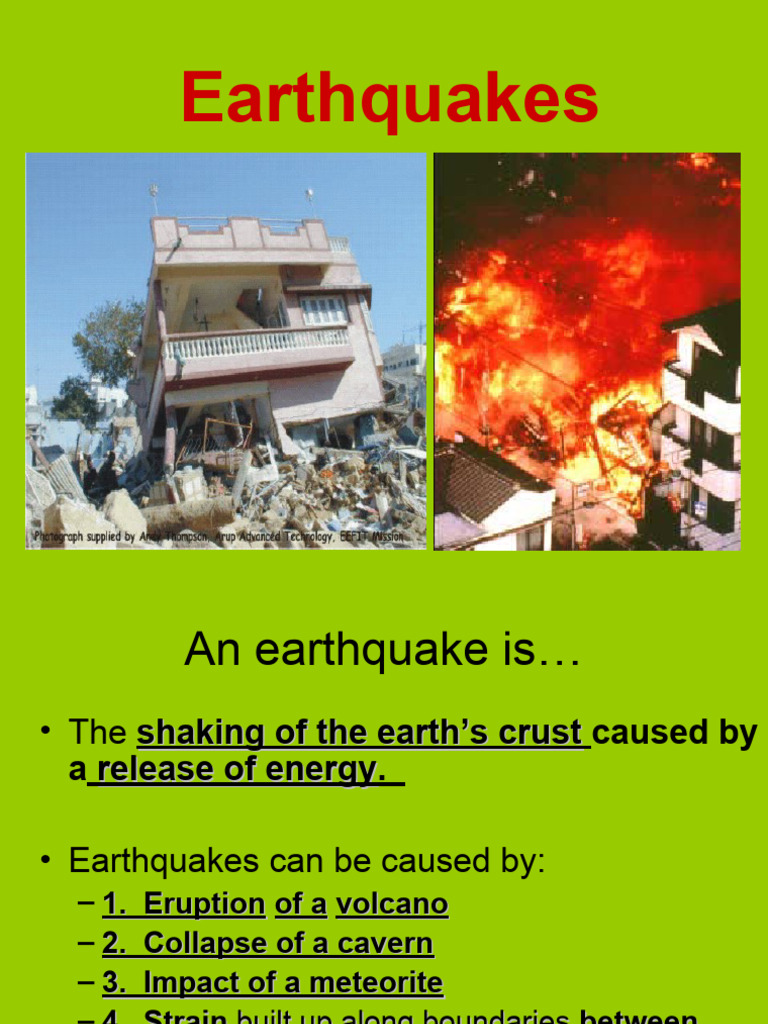 Earthquakes | PDF | Earthquakes | Applied And Interdisciplinary Physics