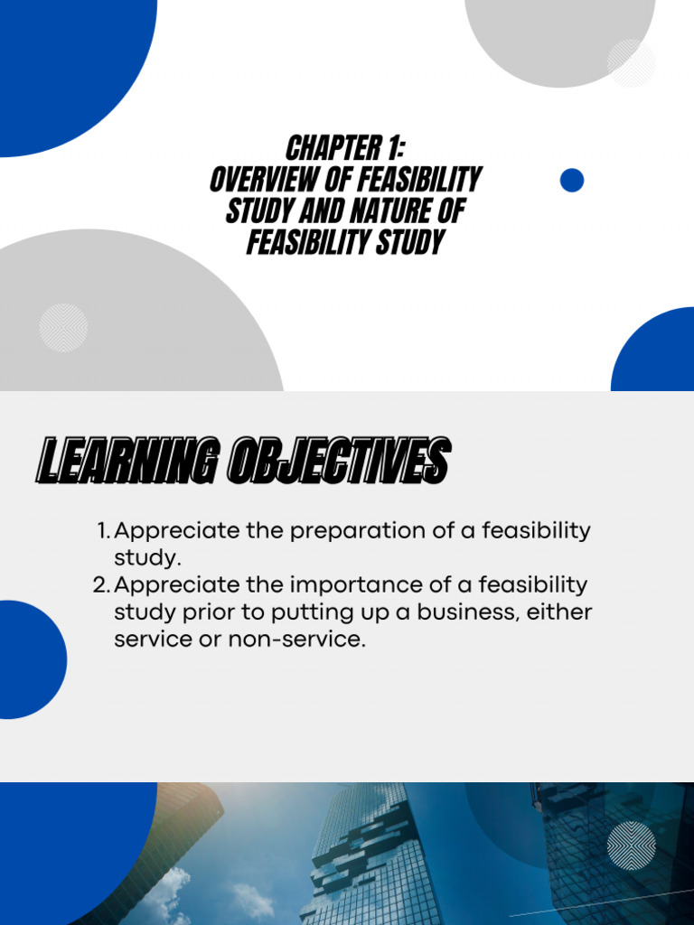 Chapter 1A - Feasibility Study | PDF