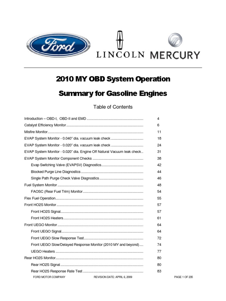 Ford Obd | PDF | Throttle | Turbocharger