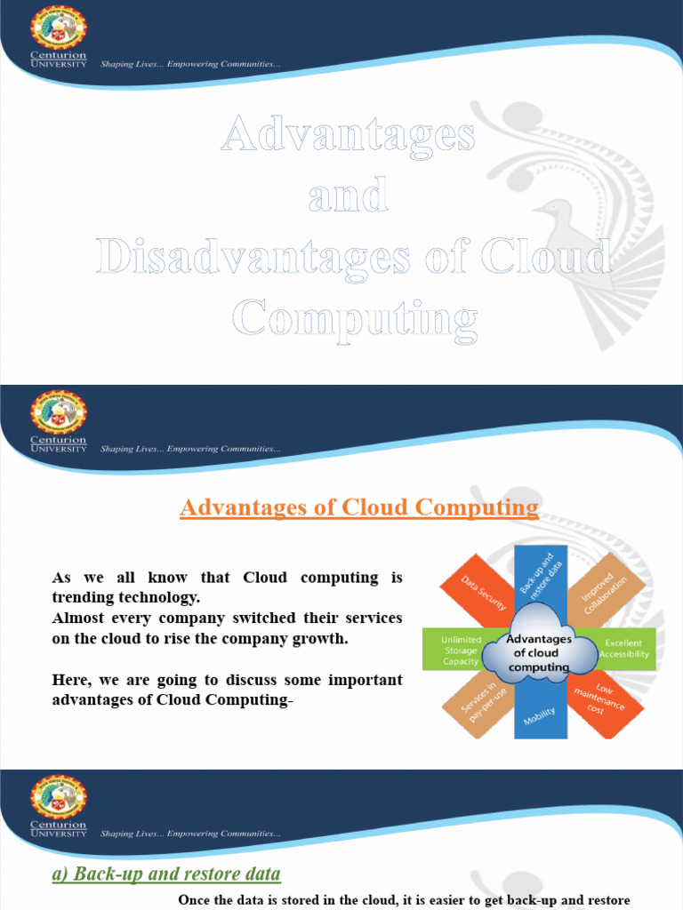 Cloud Computing Pros and Cons | PDF | Cloud Computing | Computing