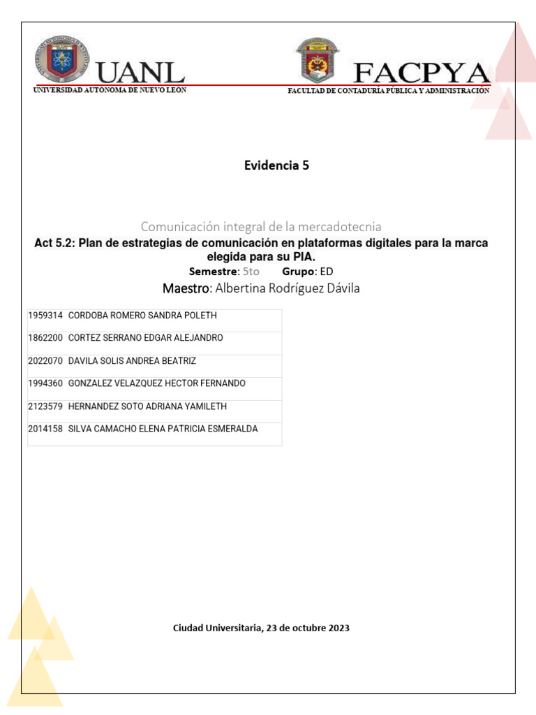 Act5.2 Eq7 COIM | PDF | Publicidad digital | Marketing