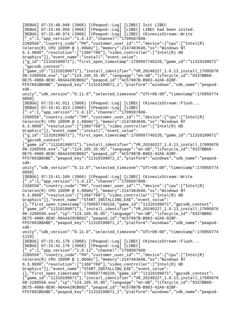 Windows App Installation Logs | PDF | Windows Nt | Computer Engineering