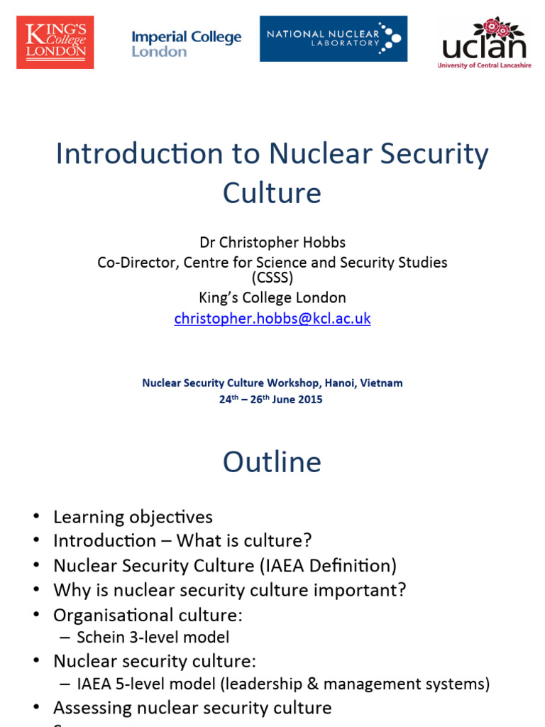 Understanding Nuclear Security Culture | PDF | Politics | Science & Mathematics