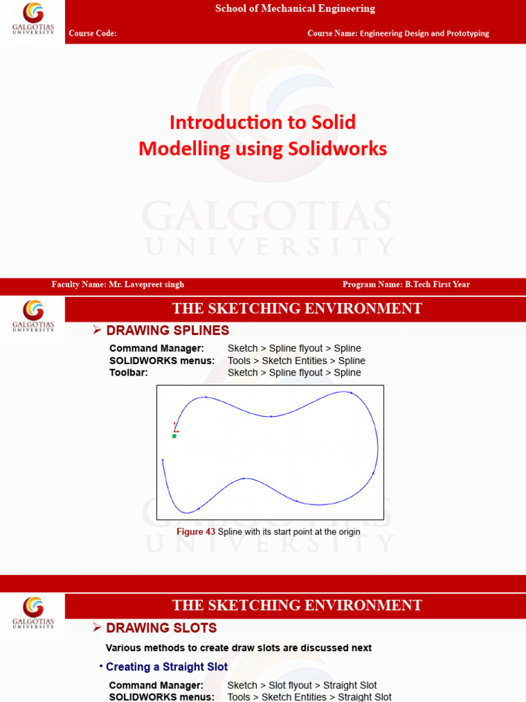 Lecture - 10 - Introduction To Solid Modelling Part - II | PDF | Ellipse | Analytic Geometry
