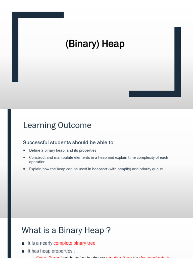 Heaps | PDF | Algorithms And Data Structures | Computer Programming
