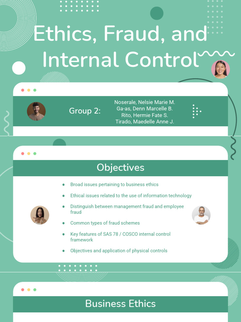 Business Ethics and Fraud Prevention | PDF | Internal Control ...