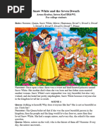 Snow White Play Script | PDF | Snow White | Grimms' Fairy Tales