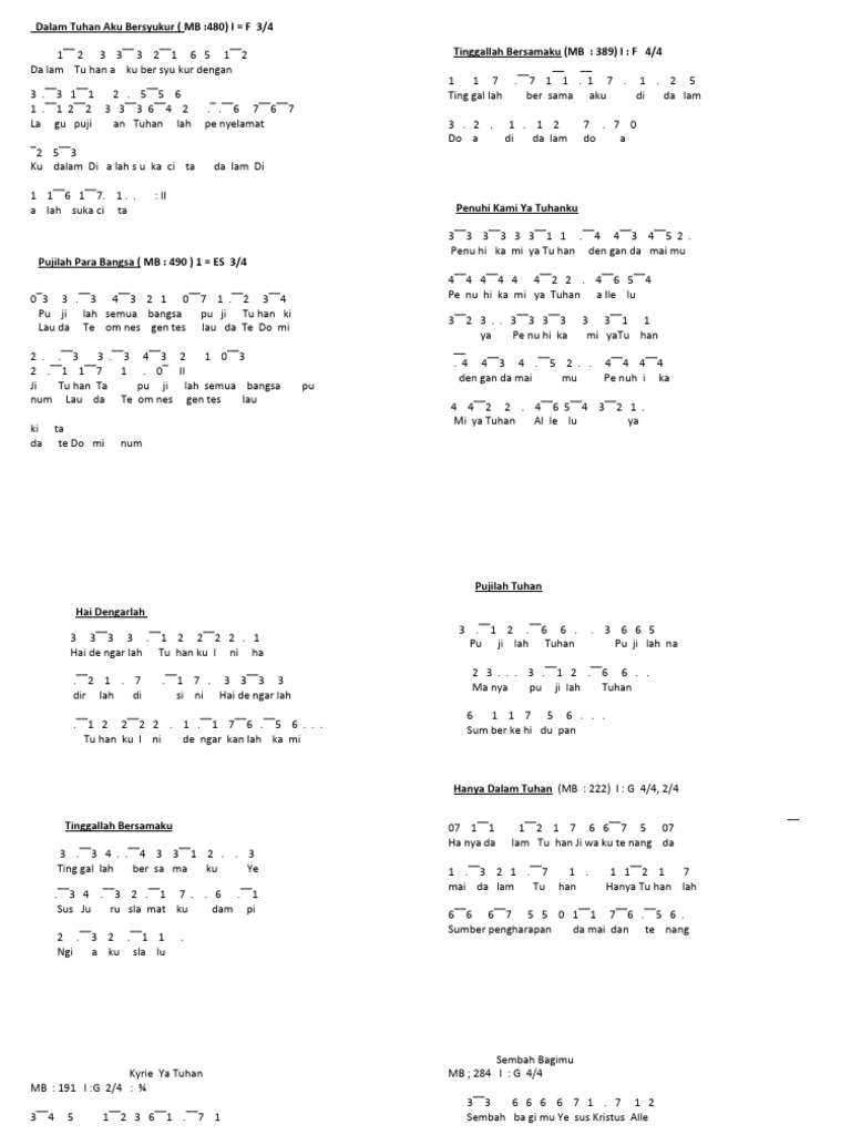 ADORASI DAN LAGU TAIZE | PDF