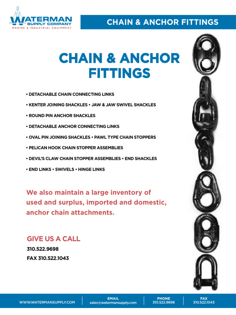 Marine Mooring Hardware Section | PDF | Anchor
