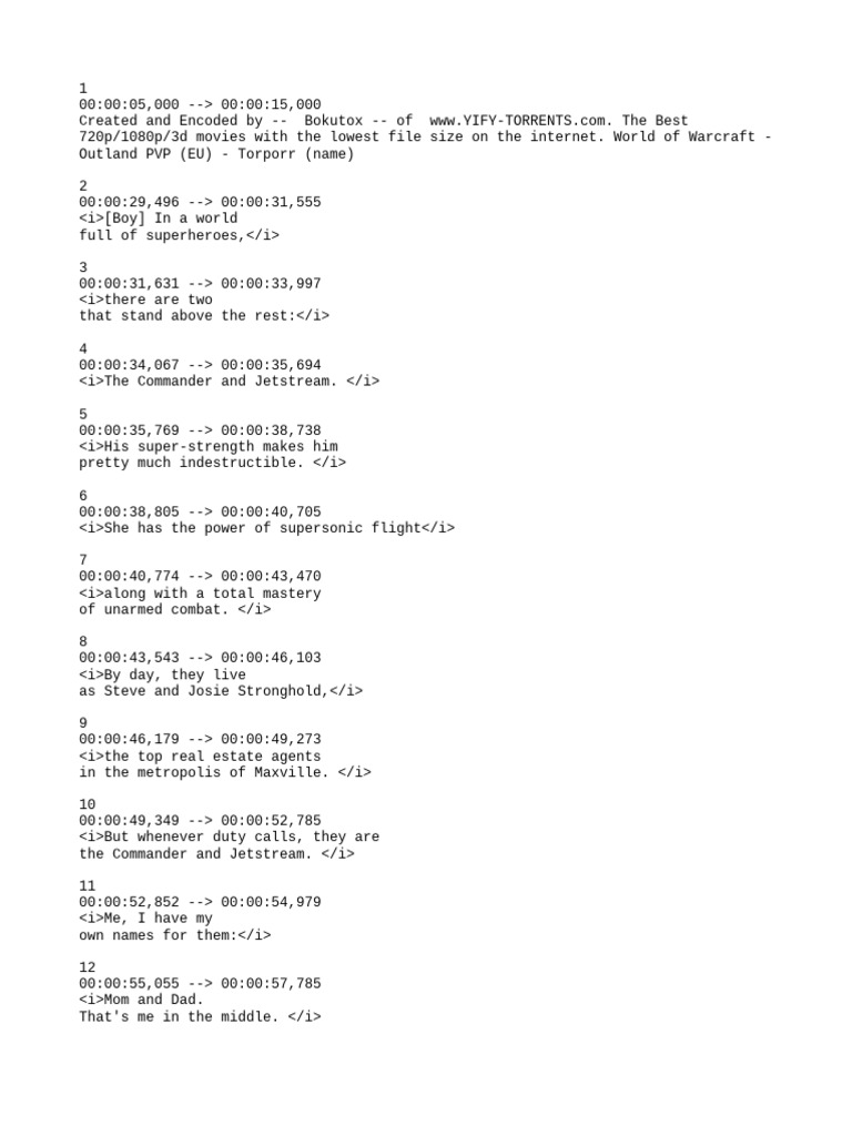 Rip x264 YIFY X | PDF