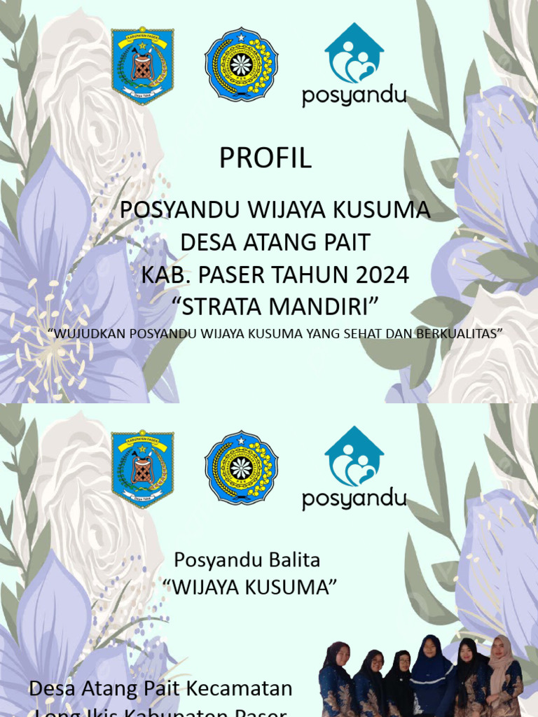 Profil Posyandu Wijaya Kusuma 2024 | PDF
