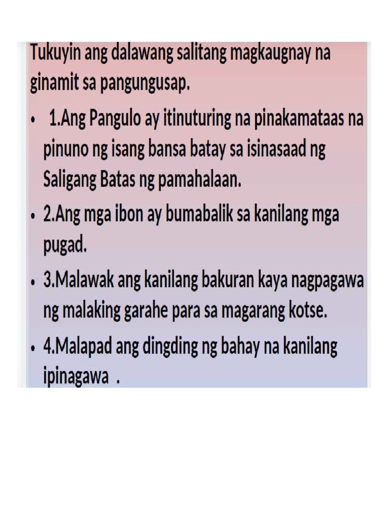 Filipino 6 Taalarawan | PDF