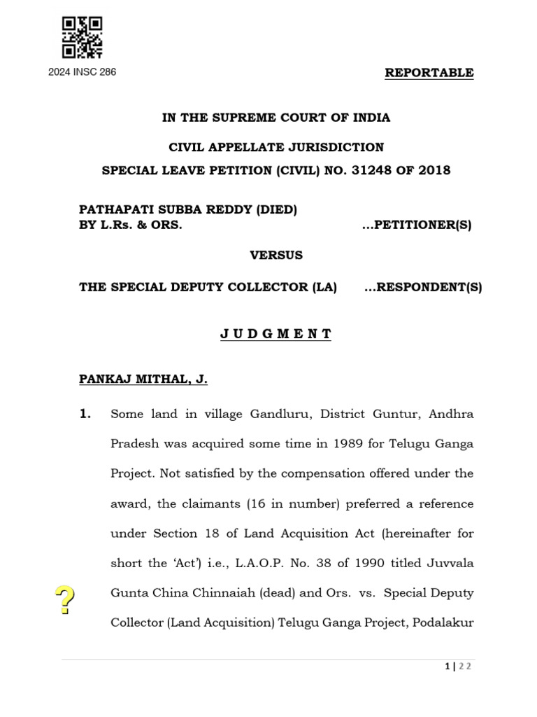 SLP Judgment | PDF | Public Law | Judiciaries