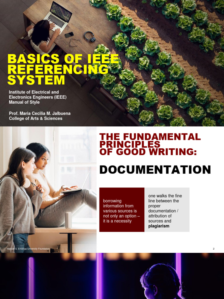 EPAW-Module 1 - Basics of IEEE Referencing System | PDF | Plagiarism | Citation