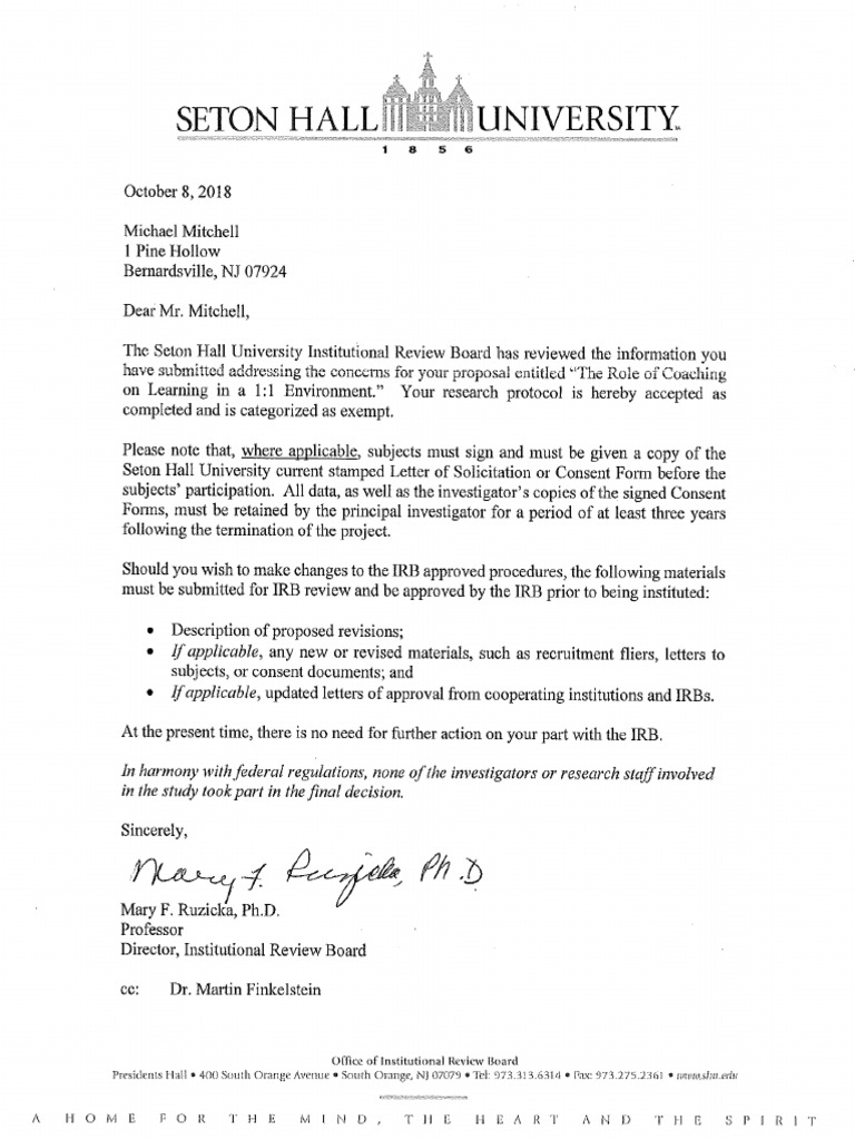 IRB Approval | PDF