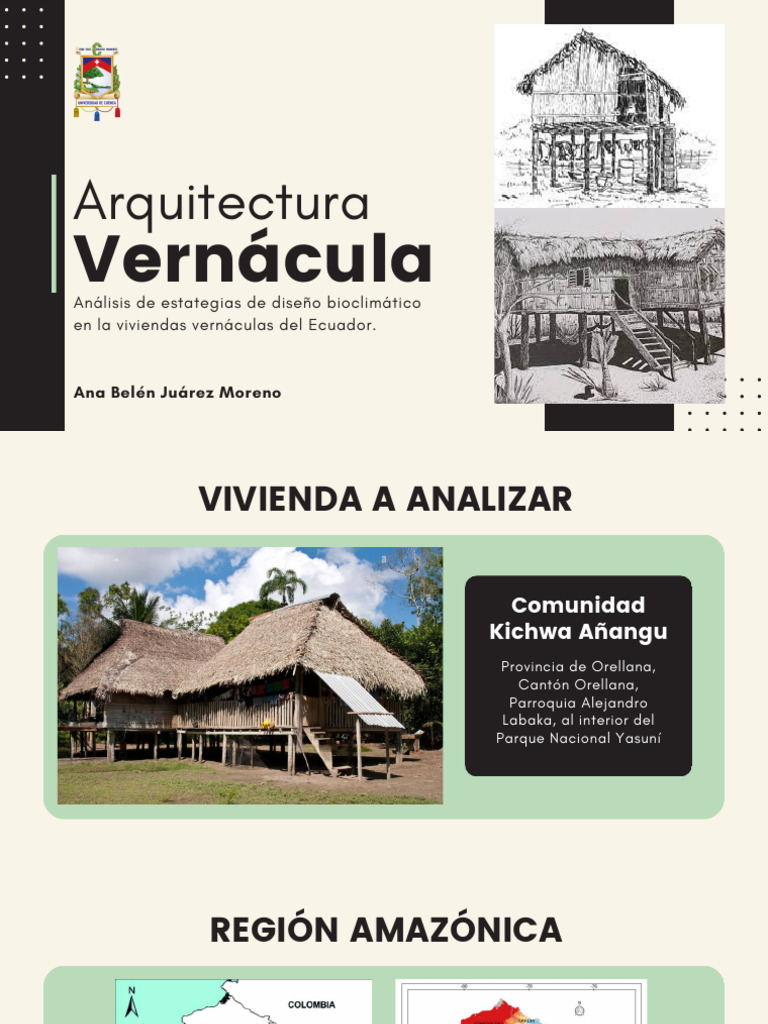Estrategias Bioclimáticas en Viviendas Vernáculas | PDF | Techo ...