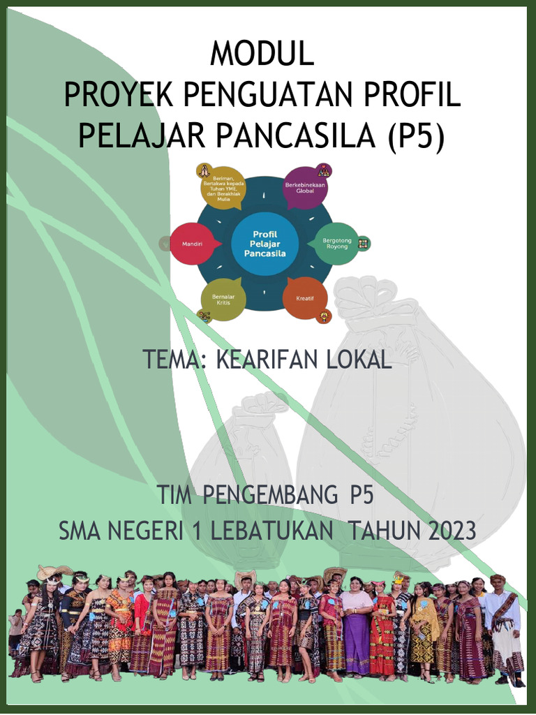 Modul P5 Kearifan Lokal untuk SD | PDF