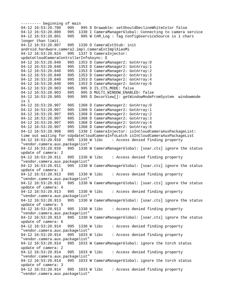 Log Cat 1712915600724 | PDF | Computer Architecture | Operating System Families