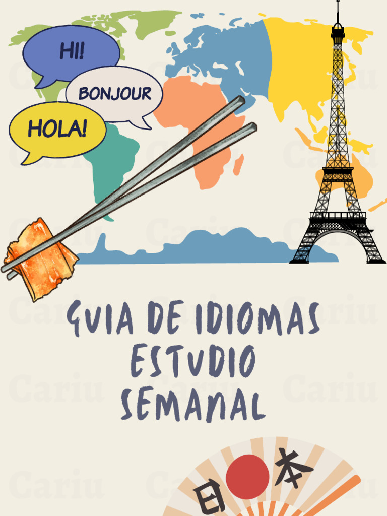 Guia de Estudio Semanal | PDF | Gramática | Léxico