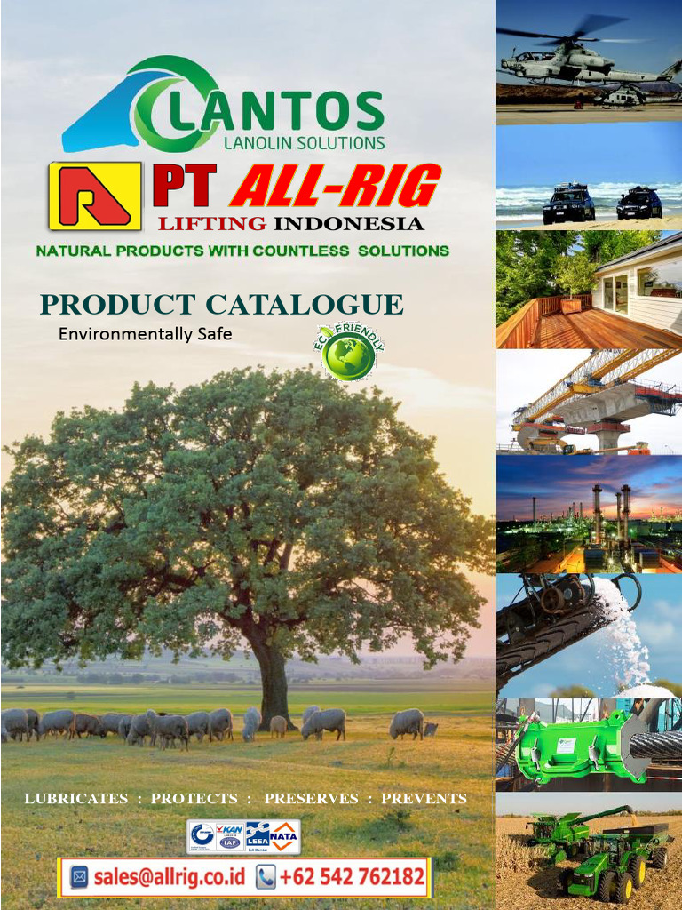 All-Rig Lantos Brochure Indonesia | PDF | Corrosion | Lubricant