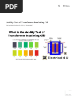 Tan Delta Test Acceptable Values Explained | PDF | Transformer | Capacitor