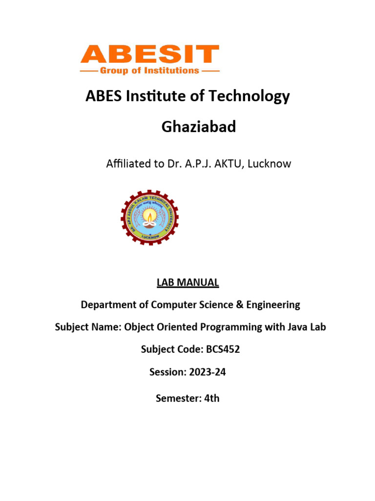 JAVA Lab Manual | Download Free PDF | Method (Computer Programming ... JAVA Lab Manual | Download Free PDF | Method (Computer Programming ...