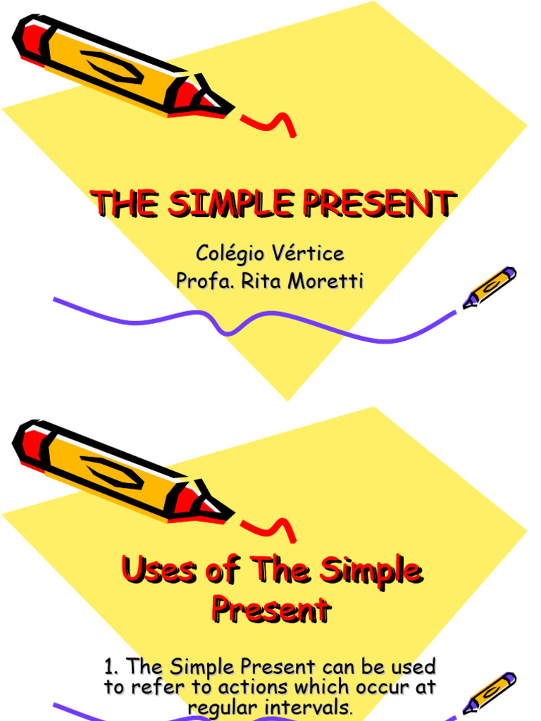 Understanding the Simple Present Tense | PDF | Verb | Syntax