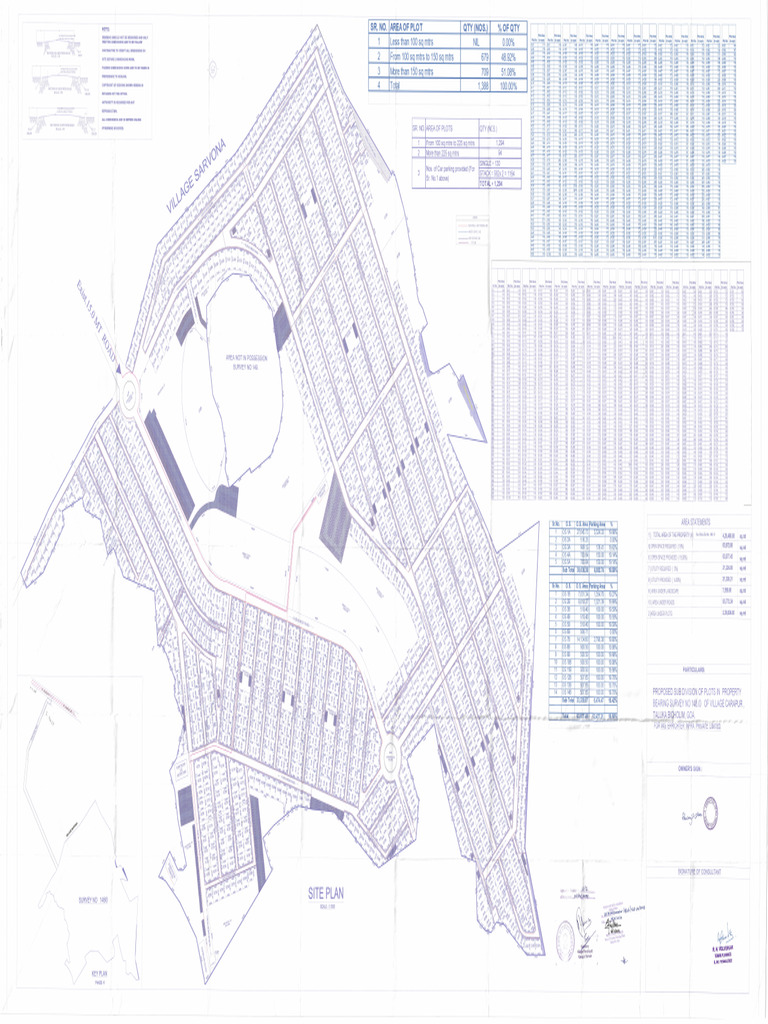 Carapur Approved Layout Plan | PDF