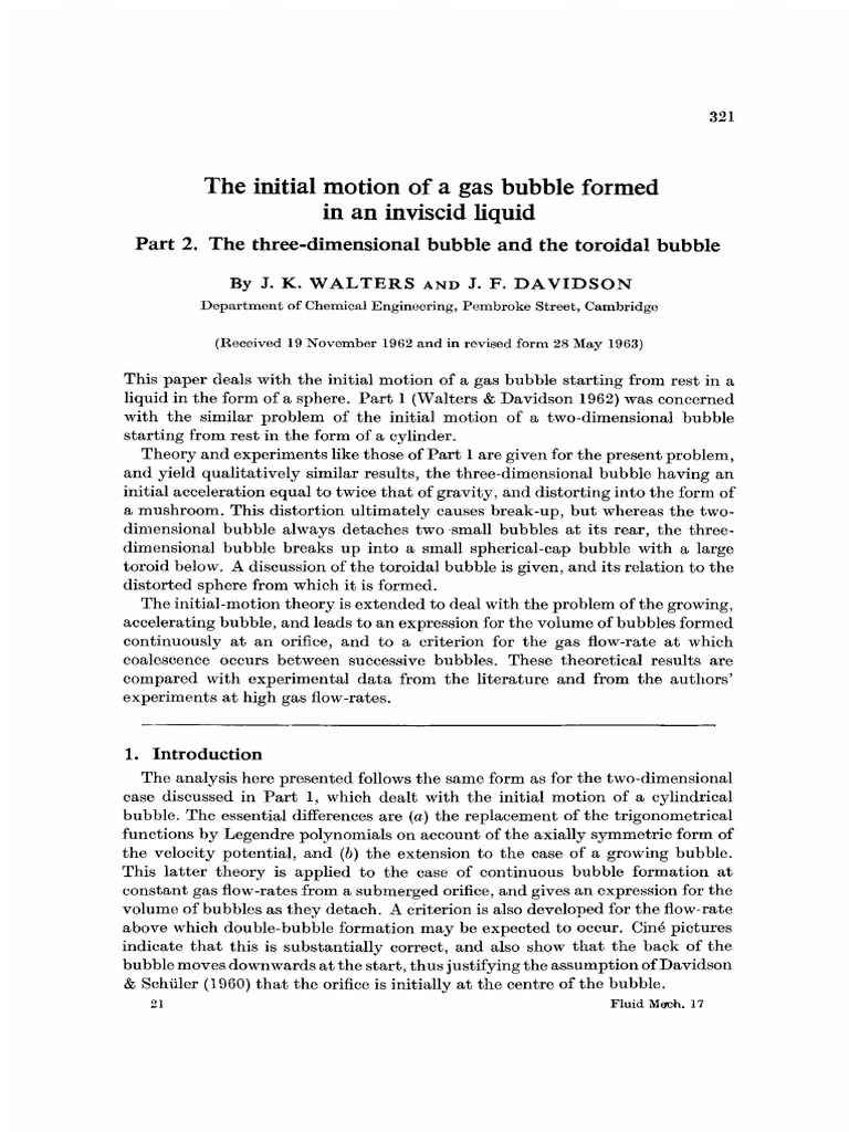 The Initial Motion of A Gas Bubble Formed in An Inviscid Liquid. Part 2 ...
