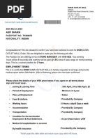 Leave Sanction Letter for Visa Application | PDF