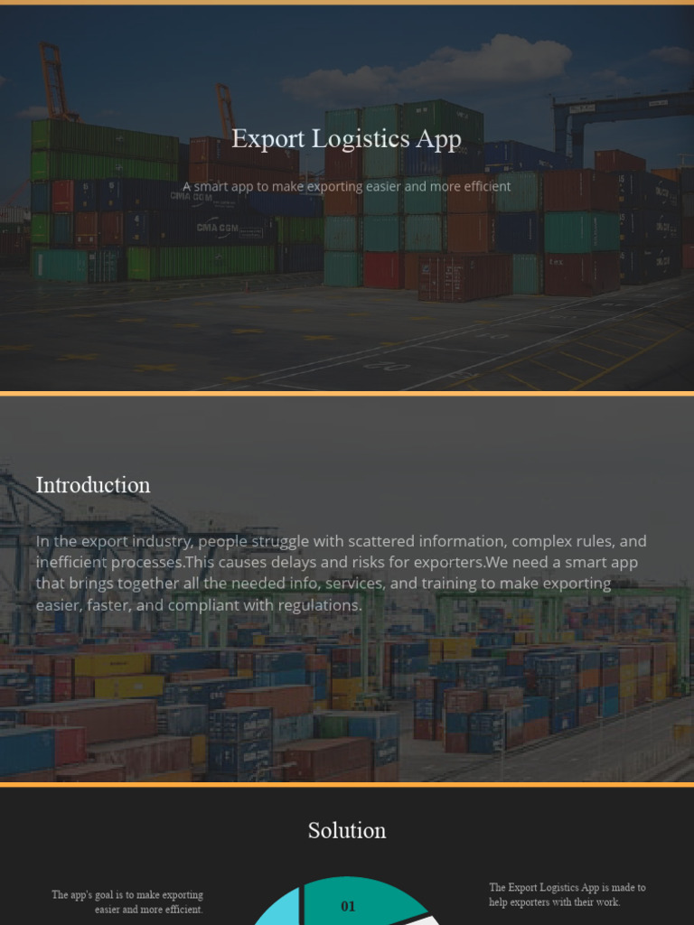 Export Logistics App | PDF | Logistics | Exports