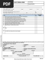 Permit Log Sheet | PDF