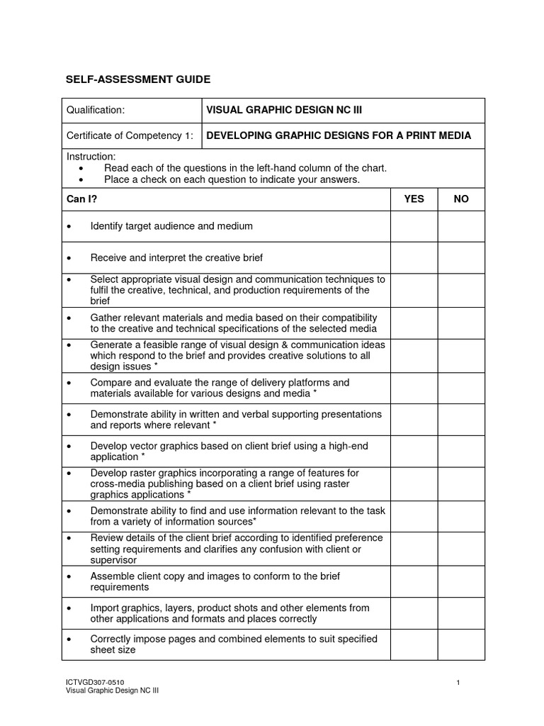 SAG Visual Graphics Design NC III Superseded | PDF | Graphic Design ...