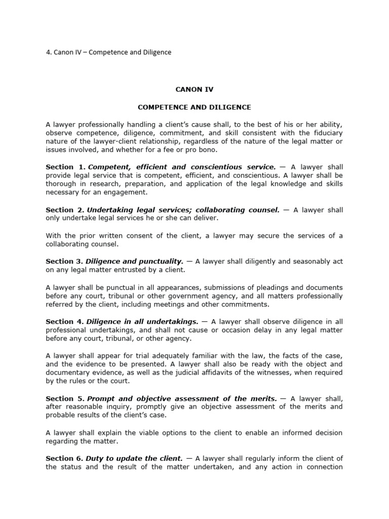 Tsu Legal Ethics Cpra Canon Iv | PDF | Lawyer | Complaint