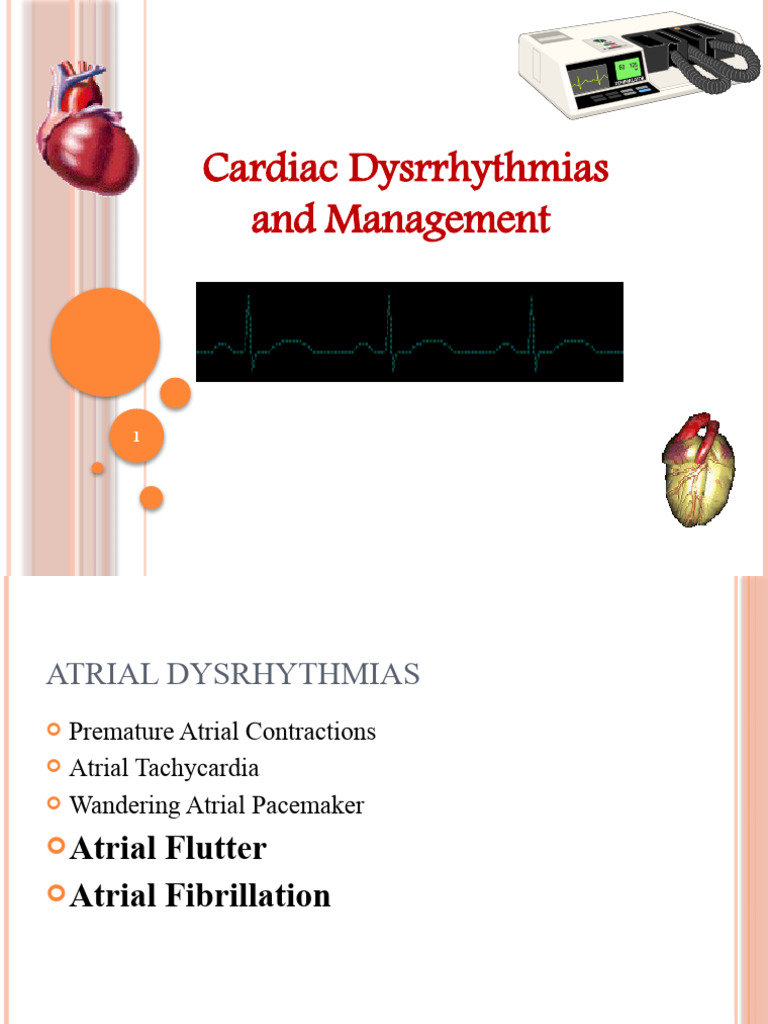 Atrial and Ventricular Dysrhythmias Overview | PDF | Artificial Cardiac ...