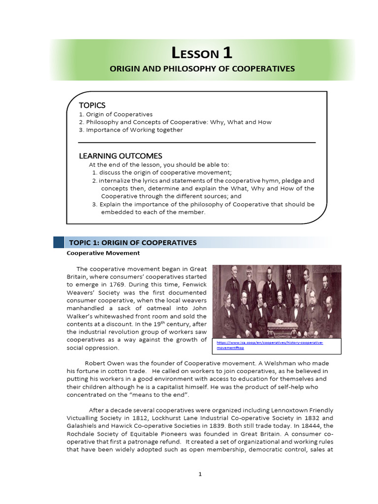 Coop Module 1 | PDF | Cooperative | Dividend