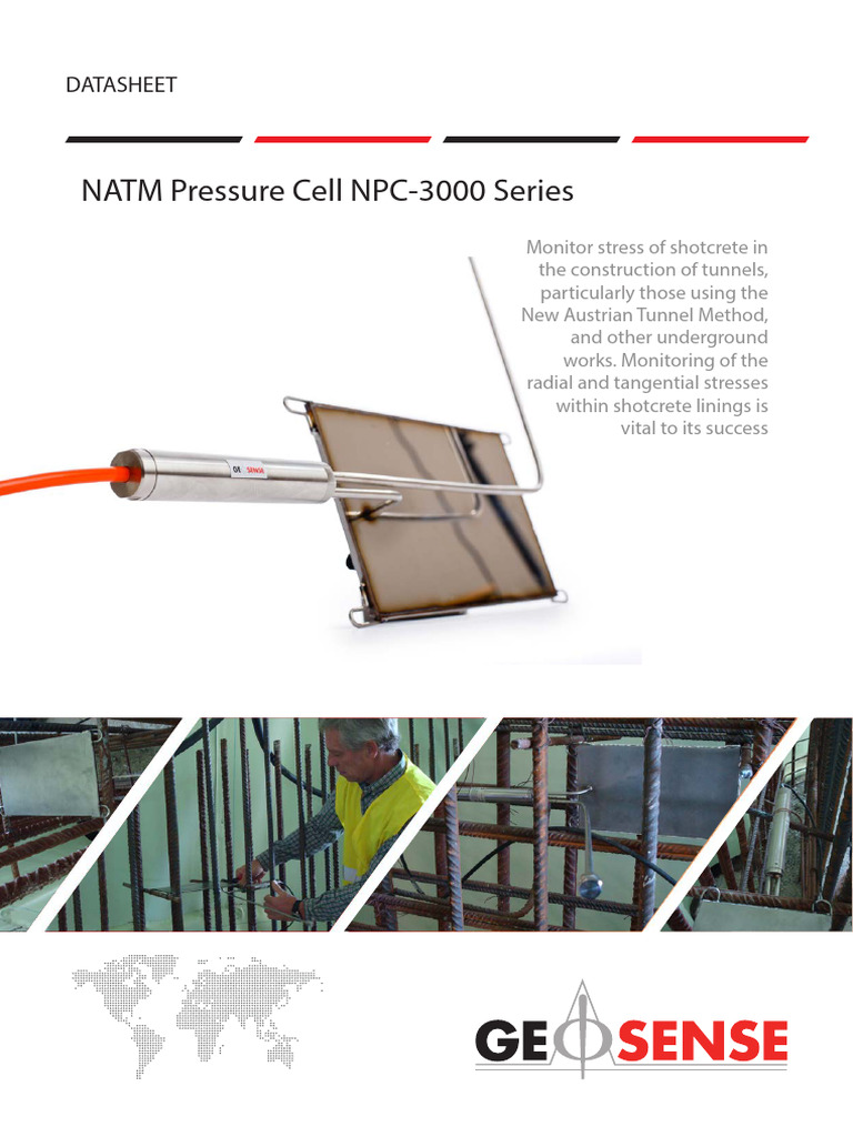 NATM Pressure Cell V1.4 | PDF | Stress (Mechanics) | Pressure Measurement