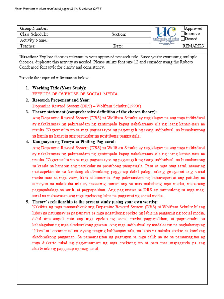 Activity 2 - Theoretical Background | PDF