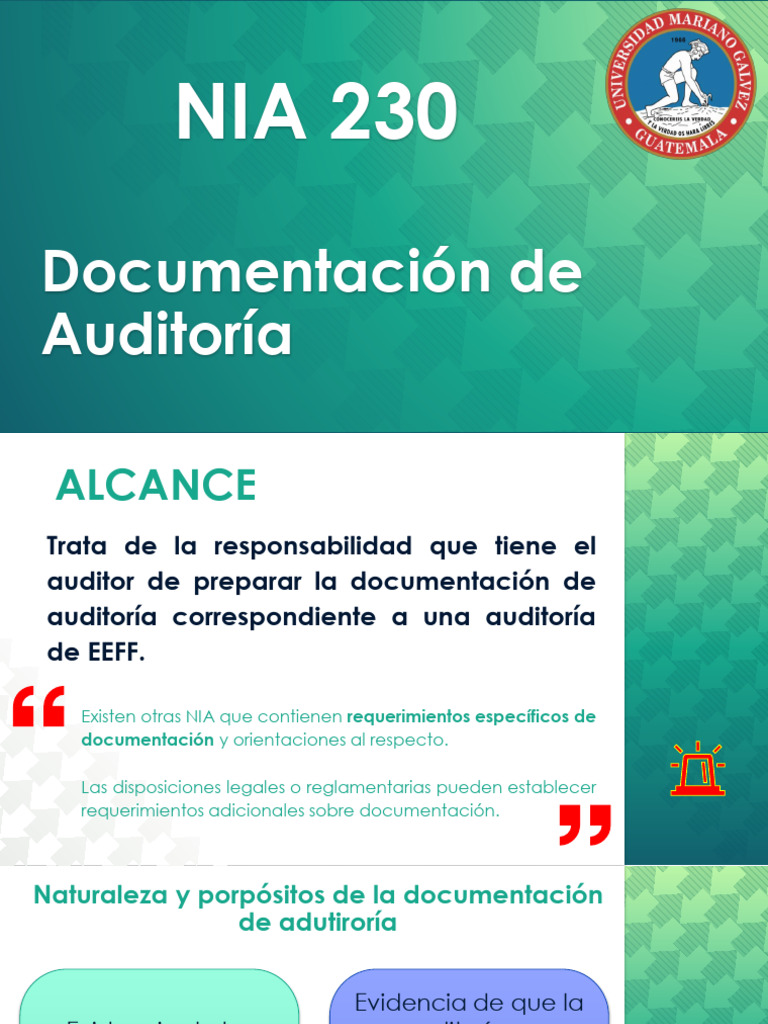 S9.2 NIA 230 Documentación de Auditoría | PDF | Auditoría | Contralor