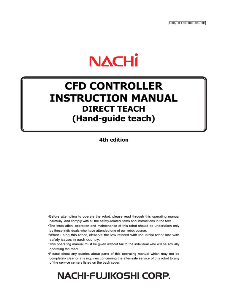 TCFEN-180-004 CFD DirectTeach Hand-Guide | PDF | Rotation | Screw