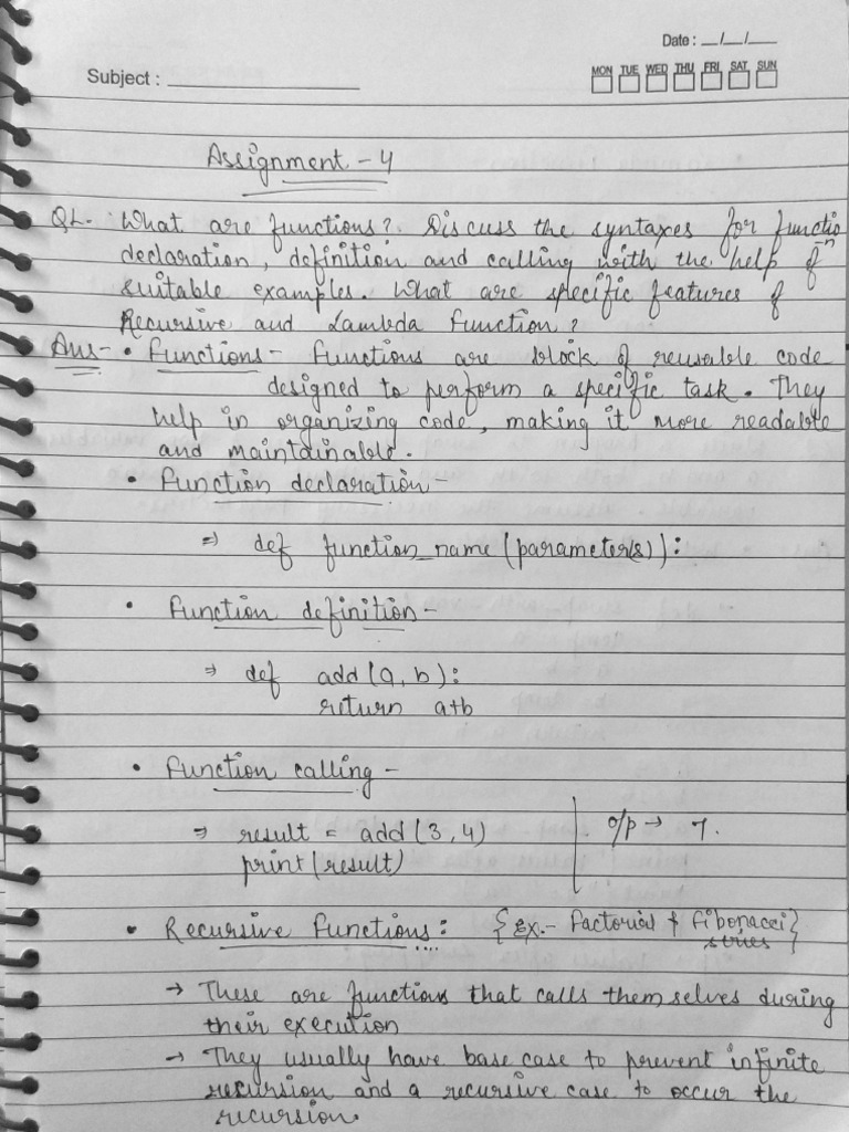 Python Assignment 4 | PDF