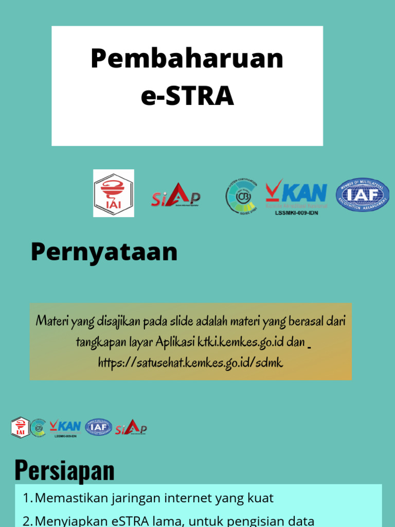 PP IAI - Pembaharuan STRA - April 2024 | PDF