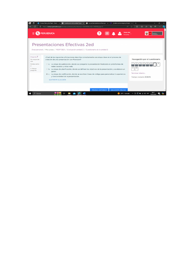 Respuestas Perueduca 7 | PDF