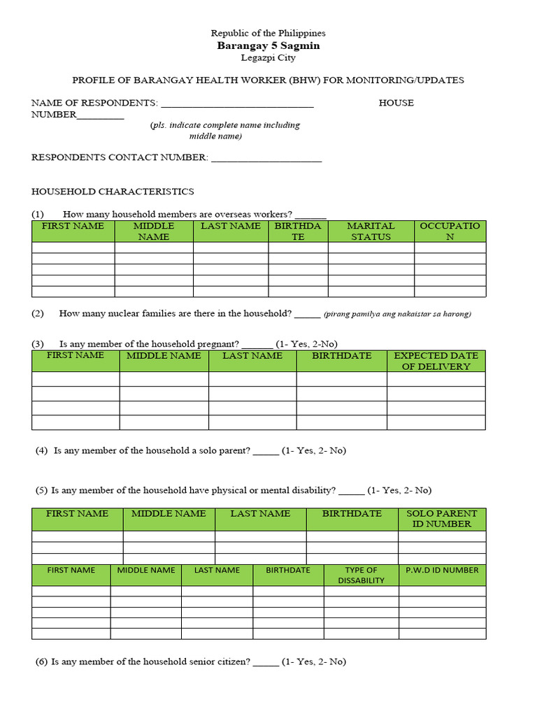 Profile of BHW Monitoring Update | PDF | Pandemic | Vaccination