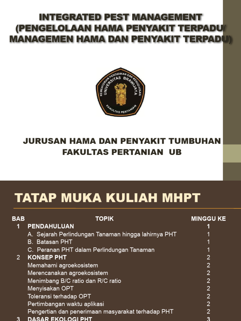 PHT Pendahuluan | PDF