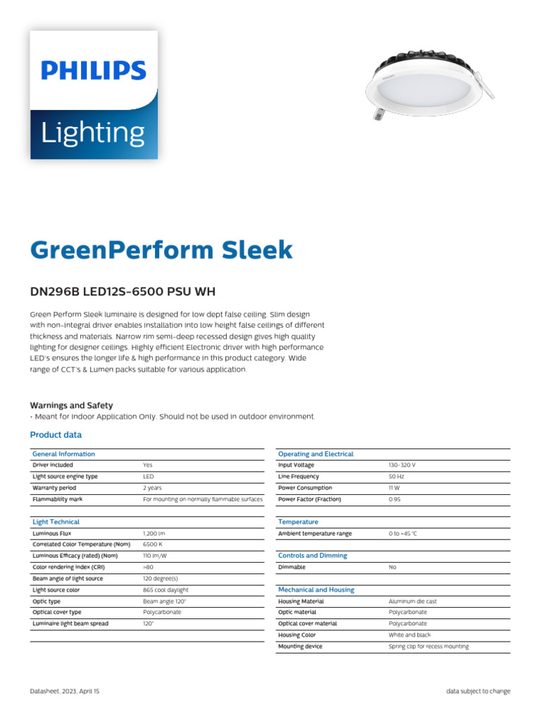 Localized Commercial Leaflet 919515812856 en IN | PDF | Lighting ...