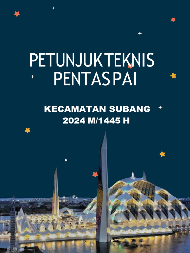 Juknis PENTAS PAI KEC 2024 FIX | PDF